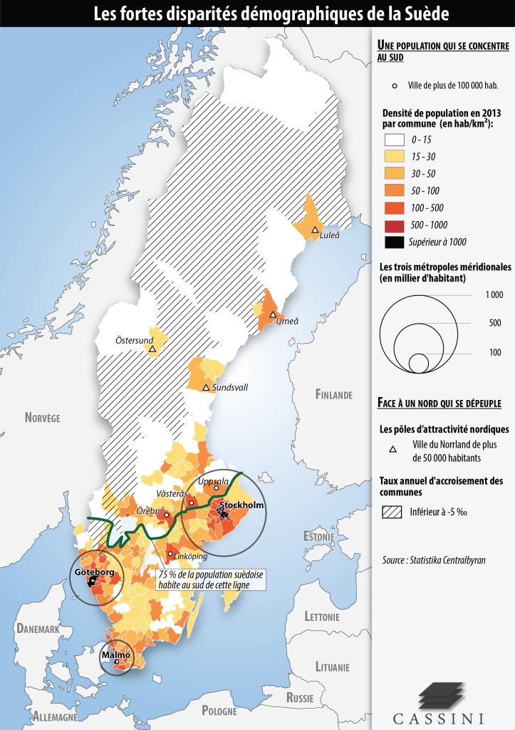Découvrir la Suède en 3 cartes - Cassini
